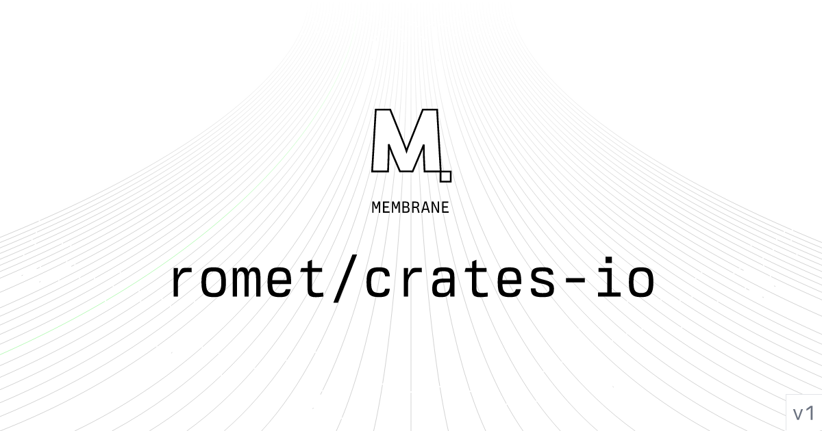 crates-io | romet