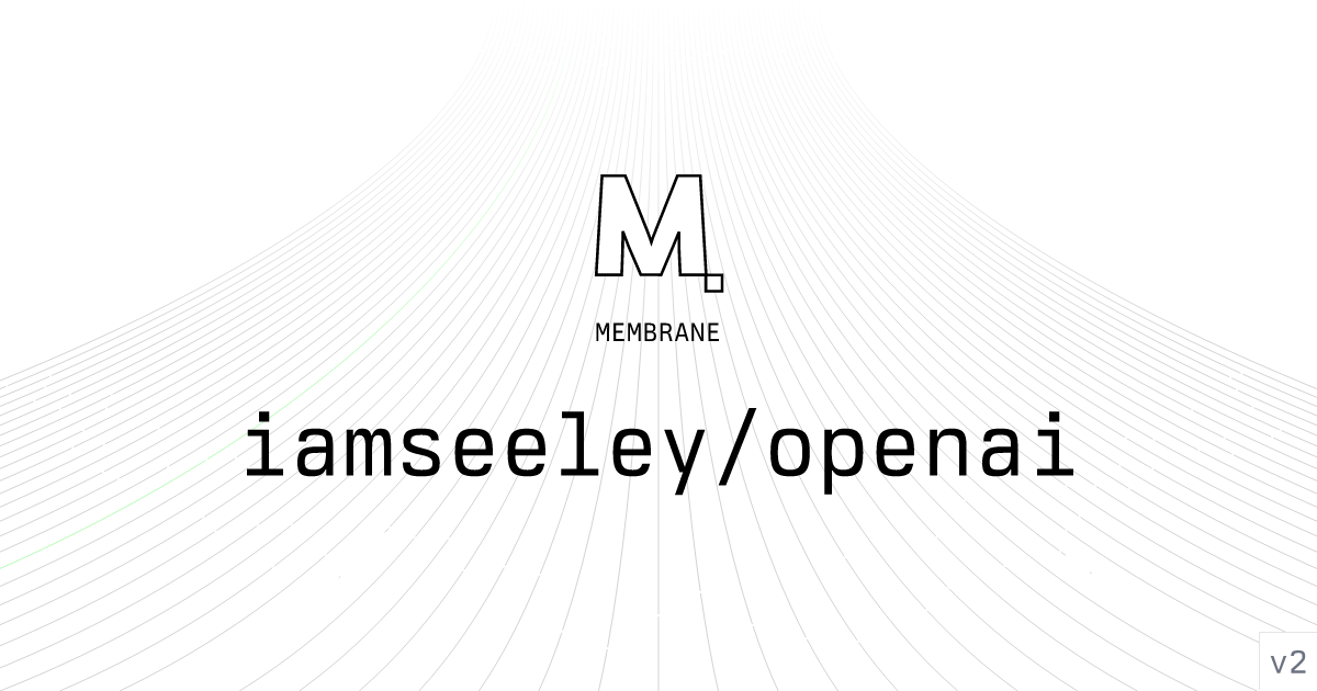 openai | iamseeley